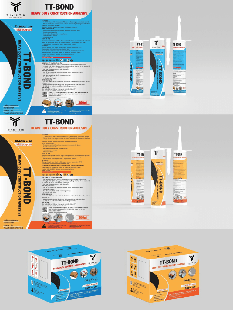 Keo Dán TT - Bond - Nội Thất Thành Tín - Tấm Ốp Đa Năng Sợi Tre