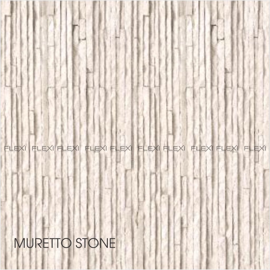 Tấm ốp tường đá mềm FLexi Muretto Stone White 100